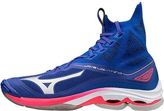 Mizuno Mixte Adulte Lightning Neo Chaussure de Volleyball, Reflexbluec/Silverdpink, 46.5 EU