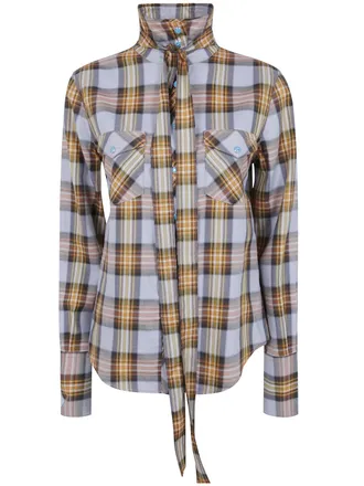 Chlo&eacute; Shirt With Tie Cowboy Shirt