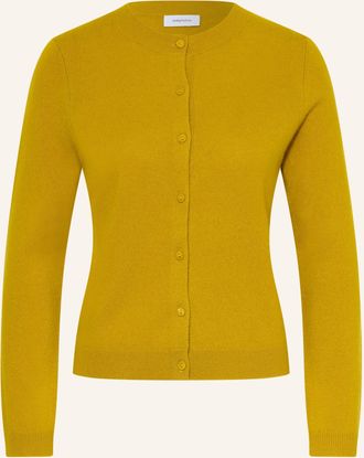 Darling Harbour Darling Harbour Strickjacke Aus Cashmere gelb