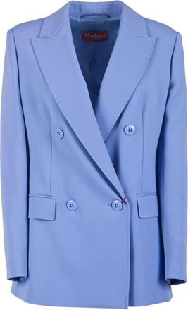 Max Mara Femme, Vestes, Bleu, Taille: 38 FR Veste Grembo