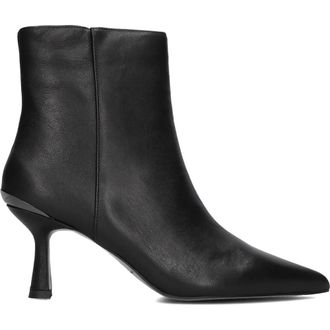 Stefano Lauran Schwarze Leder Stiefeletten - - Shoes - Damen - Schwarzk - 37 EU