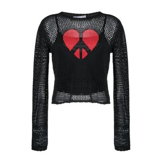 Moschino Stylischer Pullover - - Knitwear - Damen - Schwarzk - S