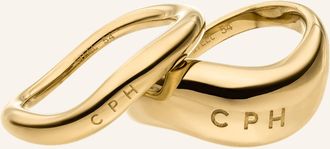 Copenhagen Copenhagen Studios Ring Aus Edelstahl gold