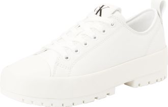 Calvin Klein Damen Hybrid Sneaker Nappa Low Top, Weiß (Bright White), 37