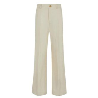 P.A.R.O.S.H. Wide Hosen - - Trousers - Damen - Beige - M
