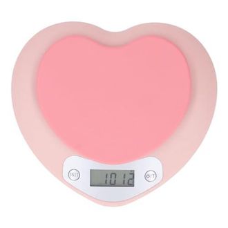Generic Balance de Cuisine Num&eacute;rique 1g Pr&eacute;cision 5kg Balance Alimentaire Rechargeable en Forme de Coeur pour la Cuisson de la Cuisson