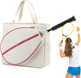Generico Schutzh&uuml;lle f&uuml;r Tennisschl&auml;ger, Badminton-Tasche, Abdeckung f&uuml;r Schl&auml;ger, wasserdicht, gro&szlig;e Kapazit&auml;t, Organizer f&uuml;r Badmintonschl&auml;ger, Sport im Frei