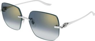 Cartier Stylische Sonnenbrille f&uuml;r den t&auml;glichen Gebrauch - - Accessories - unisex - Grau - 57 MM