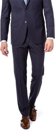 Daniel Hechter Herren Hose blau Schurwoll-Stretch