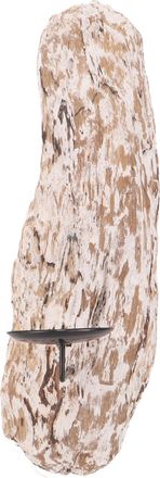 Guru Shop Treibholz Kerzenhalter Wand, Beige, 30x10x8 cm