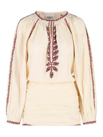 Isabel Marant Robe Courte - Blanc