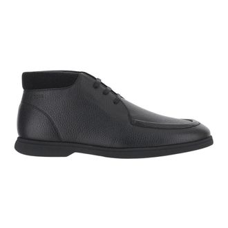 HUGO BOSS Loafer aus Hammerleder - - Shoes - Herren - Schwarzk - 45 EU