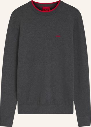 HUGO BOSS Hugo Pullover San Cudo-1 Regular Fit grau