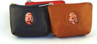 Adriatica Pelletteria Zeitschriftenständer aus Leder mit Reißverschluss, 3 Stück