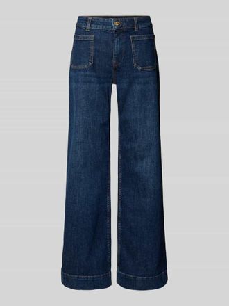 Christian Berg Wide Fit Jeans mit aufgesetzten Taschen