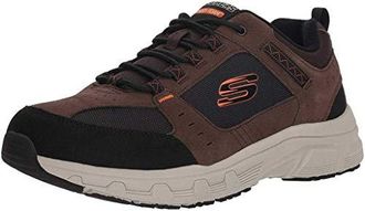 Skechers Mens OAK CANYON Sneakers, Brown (Chocolate Black Chbk), 10.5 (45.5 EU)