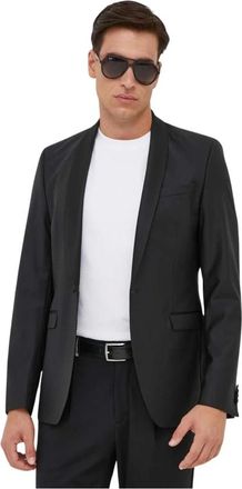 Karl Lagerfeld Blazer en laine - Homme - Vestes - Noir - Taille: XL