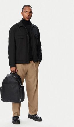 Tommy Hilfiger Rucksack Th Business Leather Backpack AM0AM14684 Schwarz