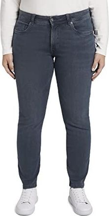 Tom Tailor 206220222 Plusize Slim Fit Jeans Femme,10120 - Used Dark Stone Blue Denim,54 Grande taille