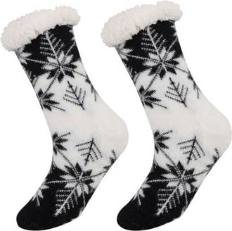 Generic Chaussettes thermiques antid&eacute;rapantes &eacute;paisses et chaudes pour lhiver 2026, Noir, taille unique