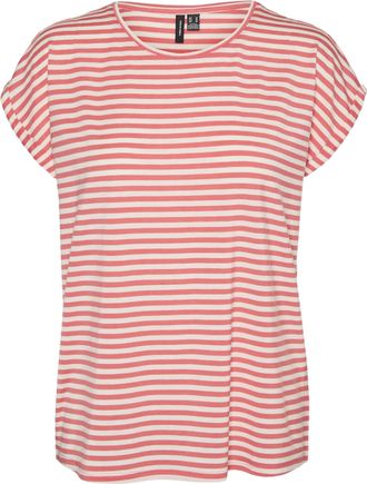 Vero Moda Vmava Ss Top Stripe Ga JRS Noos
