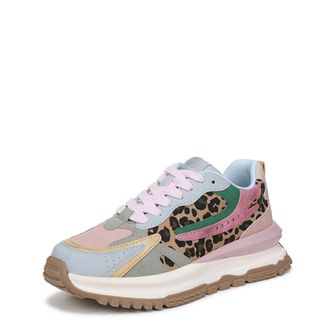 Blowfish Leo Schnürschuhe für Damen, Blau/Leopardenmuster, Mittel, EU 40