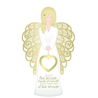 Enesco You Are An Angel L&auml;cheln Figur Harz, 155 mm