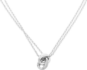 Orphelia Damen-Kette mit Anhänger Fantasie 925 Silber teilvergoldet 46 cm-ZK-7176