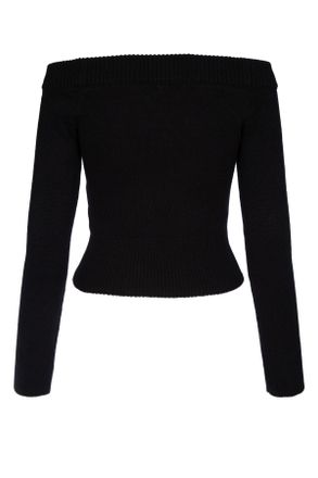 Alexander McQueen Floral-Embroidered Cotton Sweater
