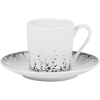 Table Passion Table Passion - Tasses et sa sous-tasse Bor&eacute;alis gris 12 cl (lot de 6)