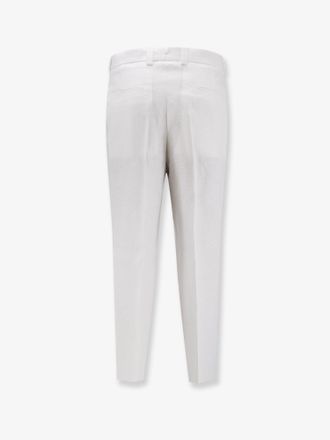 HUGO BOSS Mens Trousers Port Linen White