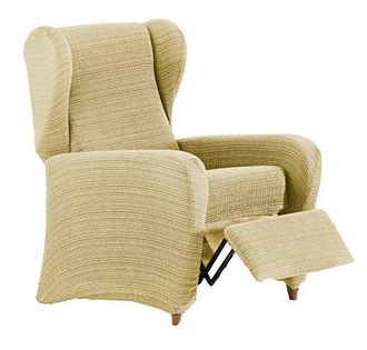 Eysa Aquiles elastisch Sofa überwurf relaxsessel Farbe 01-beige, Polyester-Baumwolle, 37 x 29 x 5 cm