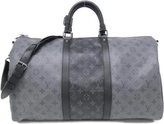Louis Vuitton unisex, Pre-owned, Noir, Taille: ONE Size Sac Week-End Vintage en Toile Pre-owned