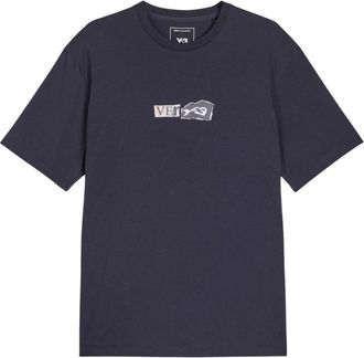 Yohji Yamamoto Homme, Tops, Noir, Taille: L GFX Short Sleeve Tee