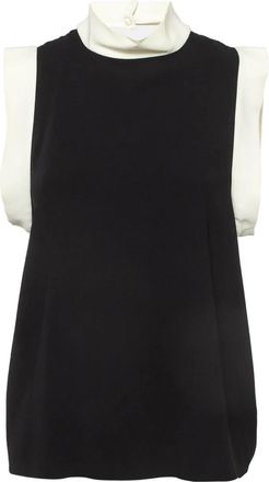 Ralph Lauren haut à design sans manches - Noir