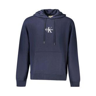 Calvin Klein Baumwollpullover mit Rundhalsausschnitt - - Sweatshirts & Hoodies - Herren - Blau - L