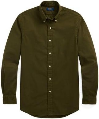 Polo Ralph Lauren Baumwolle - Grüne Seersucker -Hemd - grün