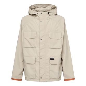 Fay Beige Fisherman Parka Nylon Reps - - Jackets - Herren - Beige - L