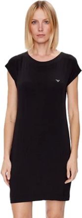Emporio Armani Femme, Robes, Noir, Taille: 42 FR Abito Corto