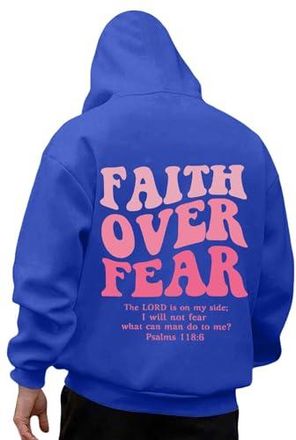 Generic Sweat a Capuche Homme Sweatshirt Hooded Sweats &agrave; Capuche Homme Manches Longues avec Imprim&eacute; Graphique Avant et Arri&egrave;re pour Look Relax&eacute;