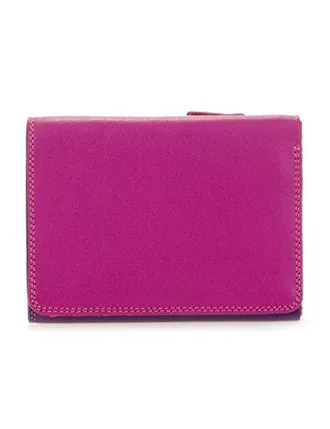 Mywalit portefeuille femme en cuir - mywalit - medium tri-fold wallet - 106-75 - Sangria multi