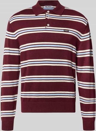 Review Strickpullover mit Polokragen