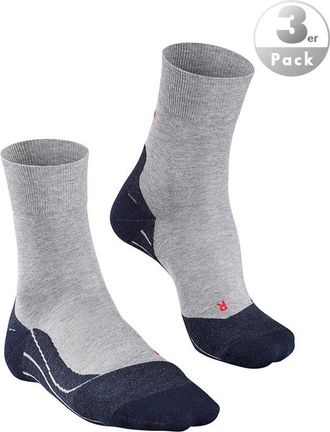 Falke Herren Socken grau Mikrofaser unifarben