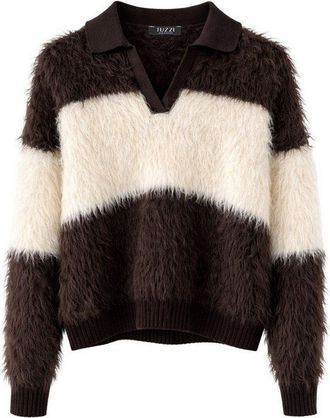 Tuzzi Nero Strickpullover mit Rippb&uuml;ndchen