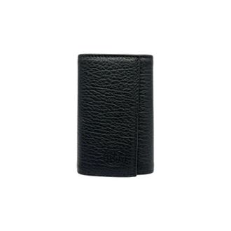 Gucci unisex, Pre-owned, Noir, Taille: ONE Size Porte-cl&eacute;s en cuir Pre-owned