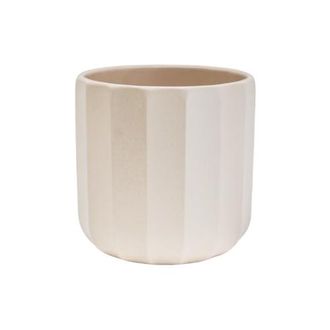 Ivyline Pflanzgef&auml;&szlig;, Keramik, Elfenbein/Cremefarben, mittelgro&szlig;