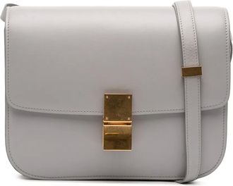 Celine sac à bandoulière Classic Box médium (2017) - Gris