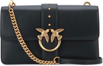 Pinko Pinko, Femme, Sacs, Noir, Taille: ONE Size Love One Classic Crossbody Bag