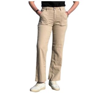 Islow Leha Flare Hosen - - Trousers - Damen - Beige - W29
