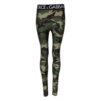 Dolce & Gabbana Femme, Pantalons, Multicolore, Taille: 34 FR Leggings Pants